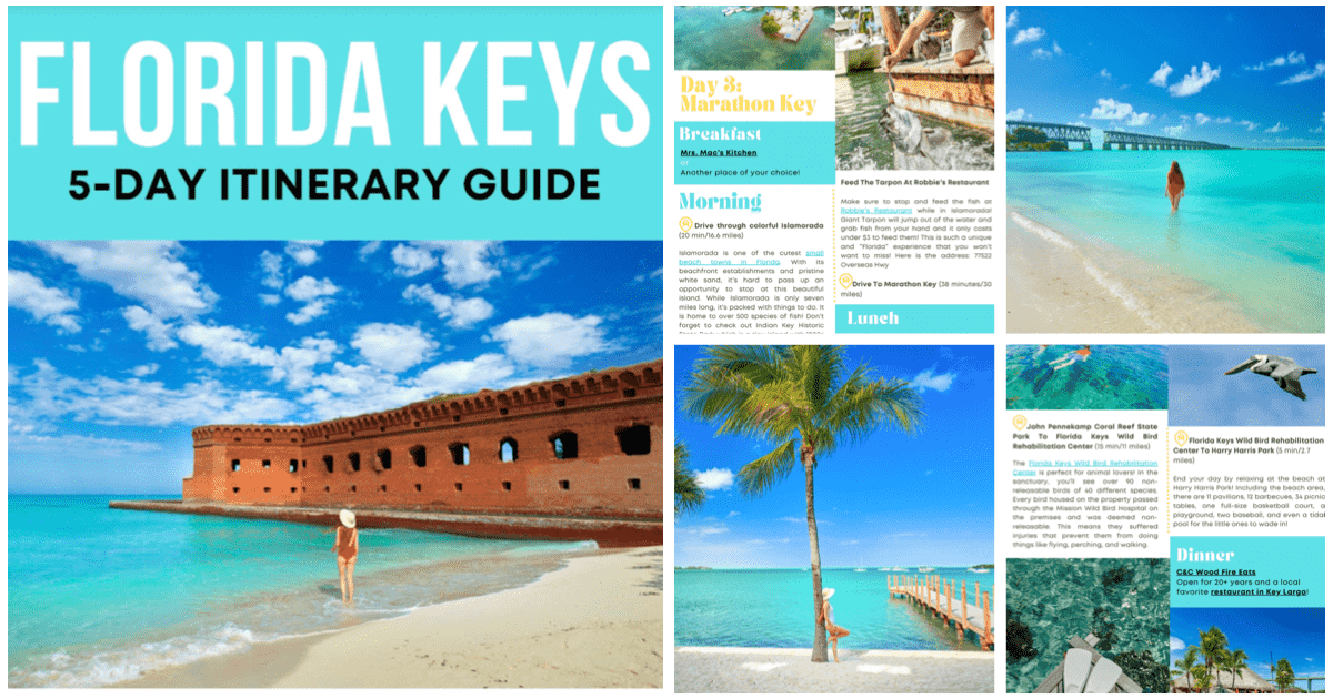 Florida Keys Itinerary E-Book + Planning Pack - Florida Trippers