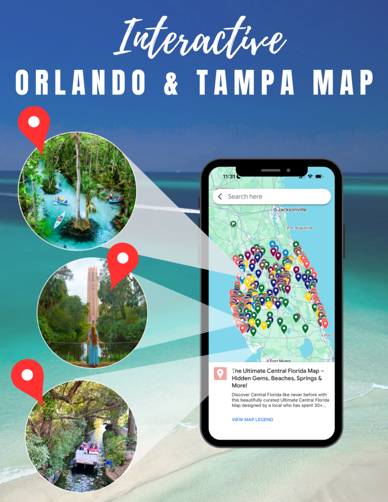 The Ultimate Interactive TAMPA & ORLANDO Map (Hidden Gems, Local ...