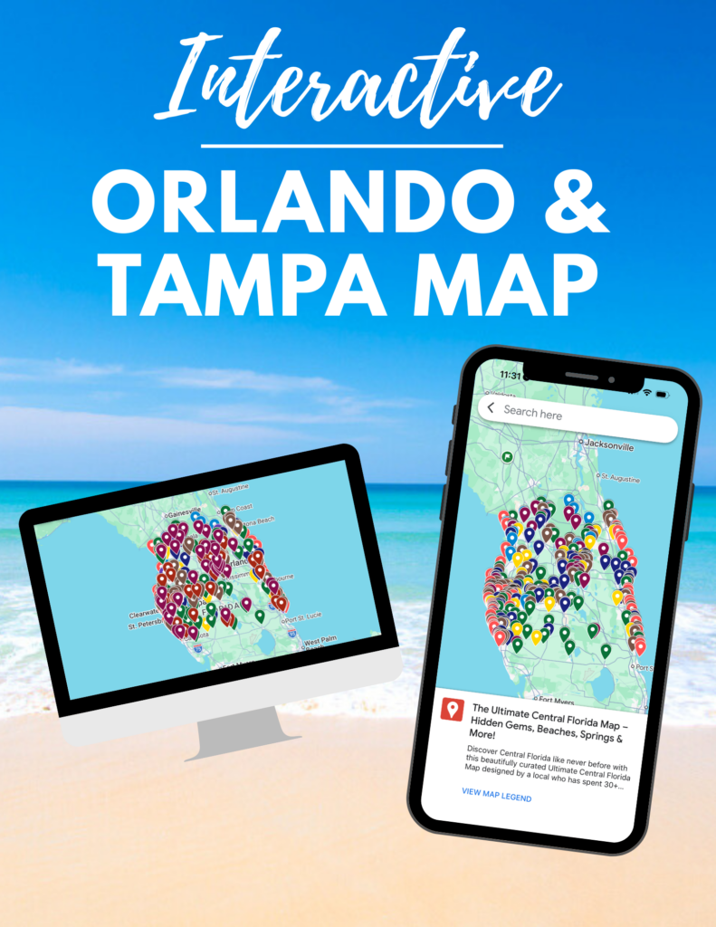 The Ultimate Interactive TAMPA & ORLANDO Map (Hidden Gems, Local ...