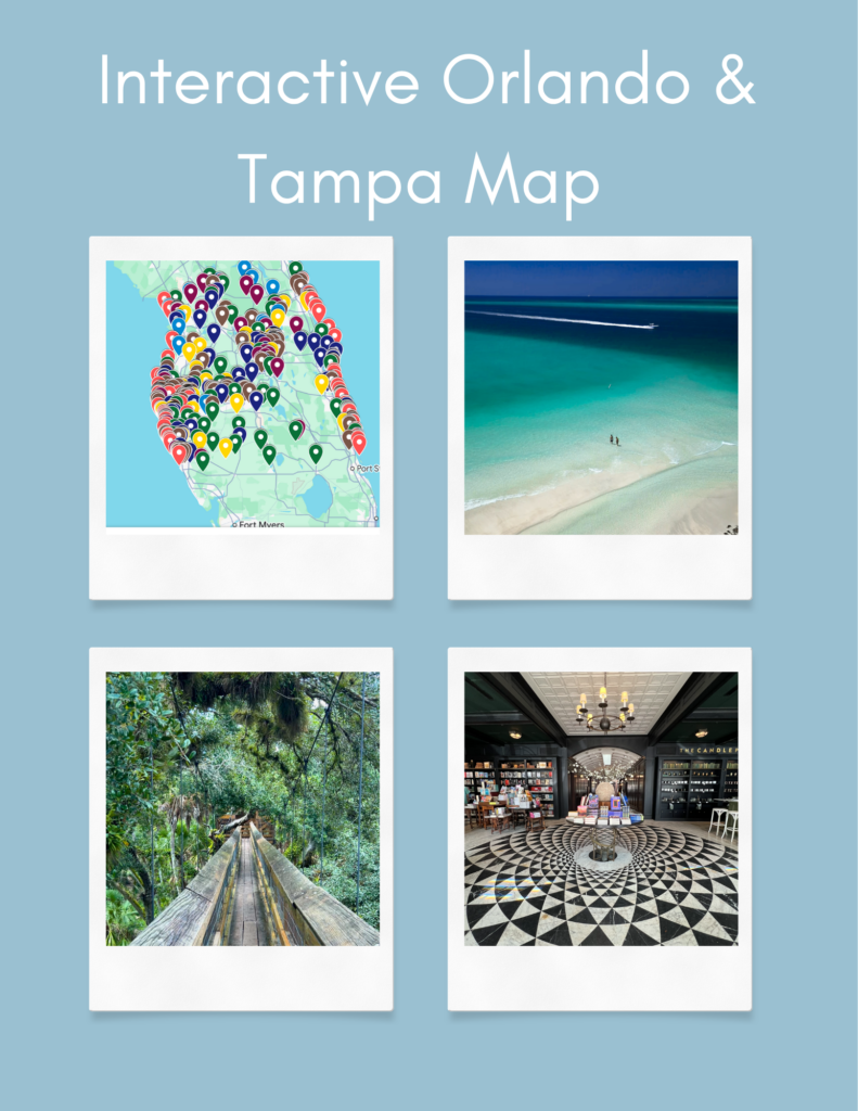 The Ultimate Interactive TAMPA & ORLANDO Map (Hidden Gems, Local ...